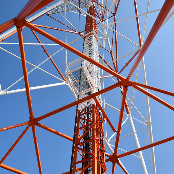 Fischer Planen und Bauen - Sanierung Gittermast